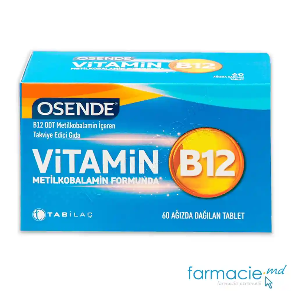 Vitamina B12 1000 μg OSENDE comp. orodispersabile N30 Tab Ilac