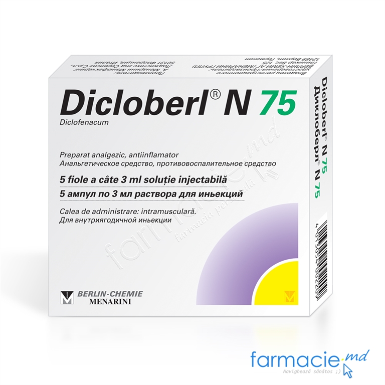 Dicloberl sol.inj. 75mg/3ml N5