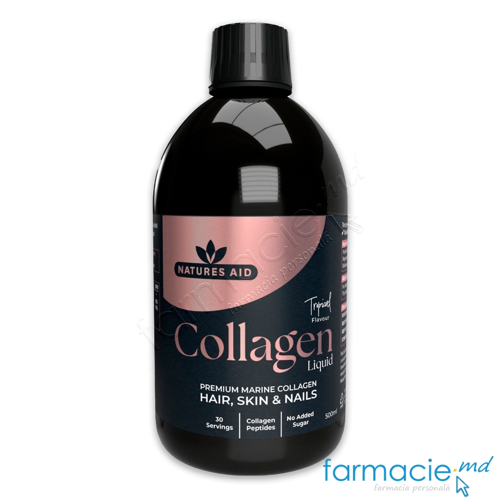 Colagen Premium Marine 5000mg+Biotin+Zn 30doze x 15ml lichid 500ml ...