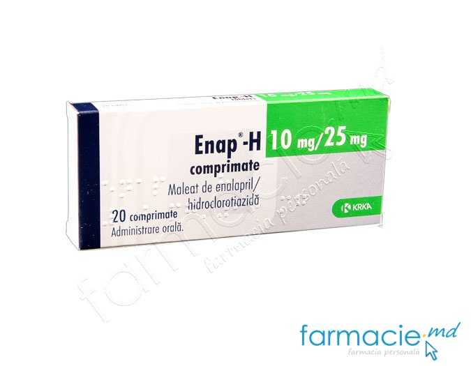 Enap -H comp. 10 mg + 25 mg N10x2
