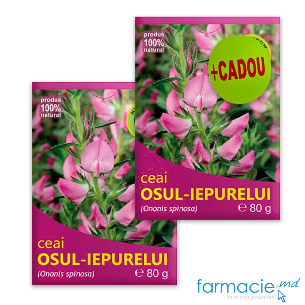 Ceai Hypericum Osul iepurelui (Diuretic,Detoxifiant) 80g 1+1 CADOU