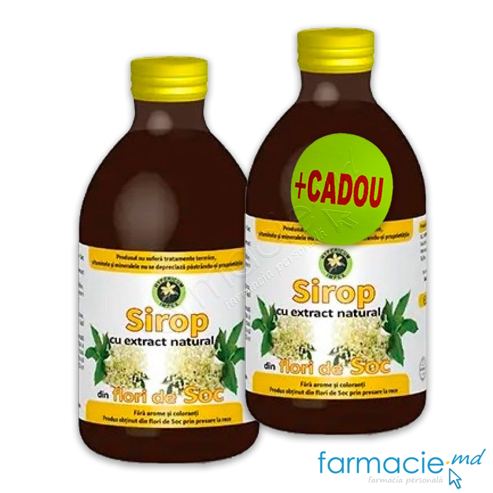 Soc sirop (Raceli si Gripa) 250ml Hypericum 1+1 CADOU