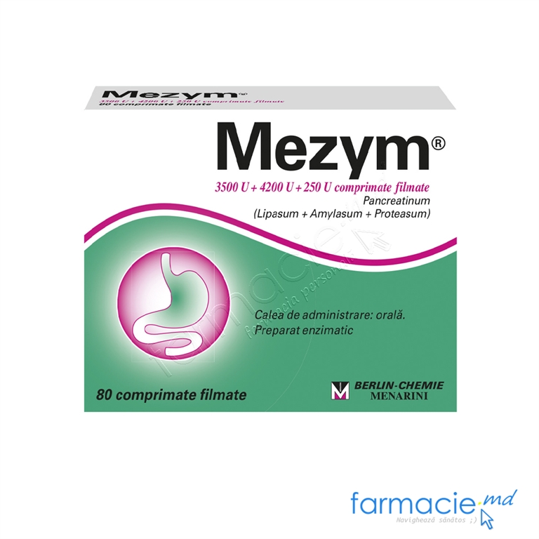 Mezym® comp. film. 3500 U + 4200 U + 250 U N20x4