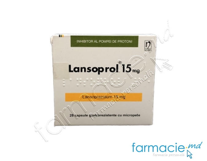 Lansoprol® caps. gastrorez.15 mg N14x2