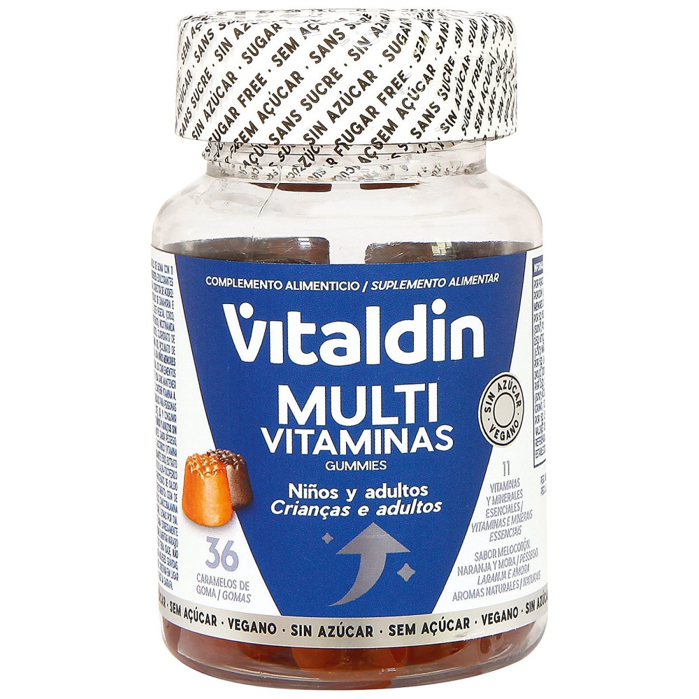 VITALDIN Multivitamine Vegan virsta 10+ Gumite N36