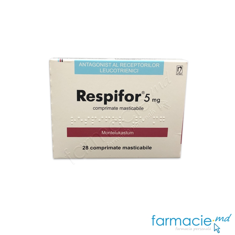 Respifor® comp. masticab. 5mg N14x2