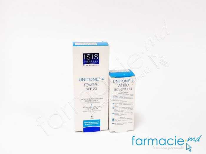 Unitone 4 WHITE ADVANCED 15ml + Unitone 4 Reveal SPF 20 30ml