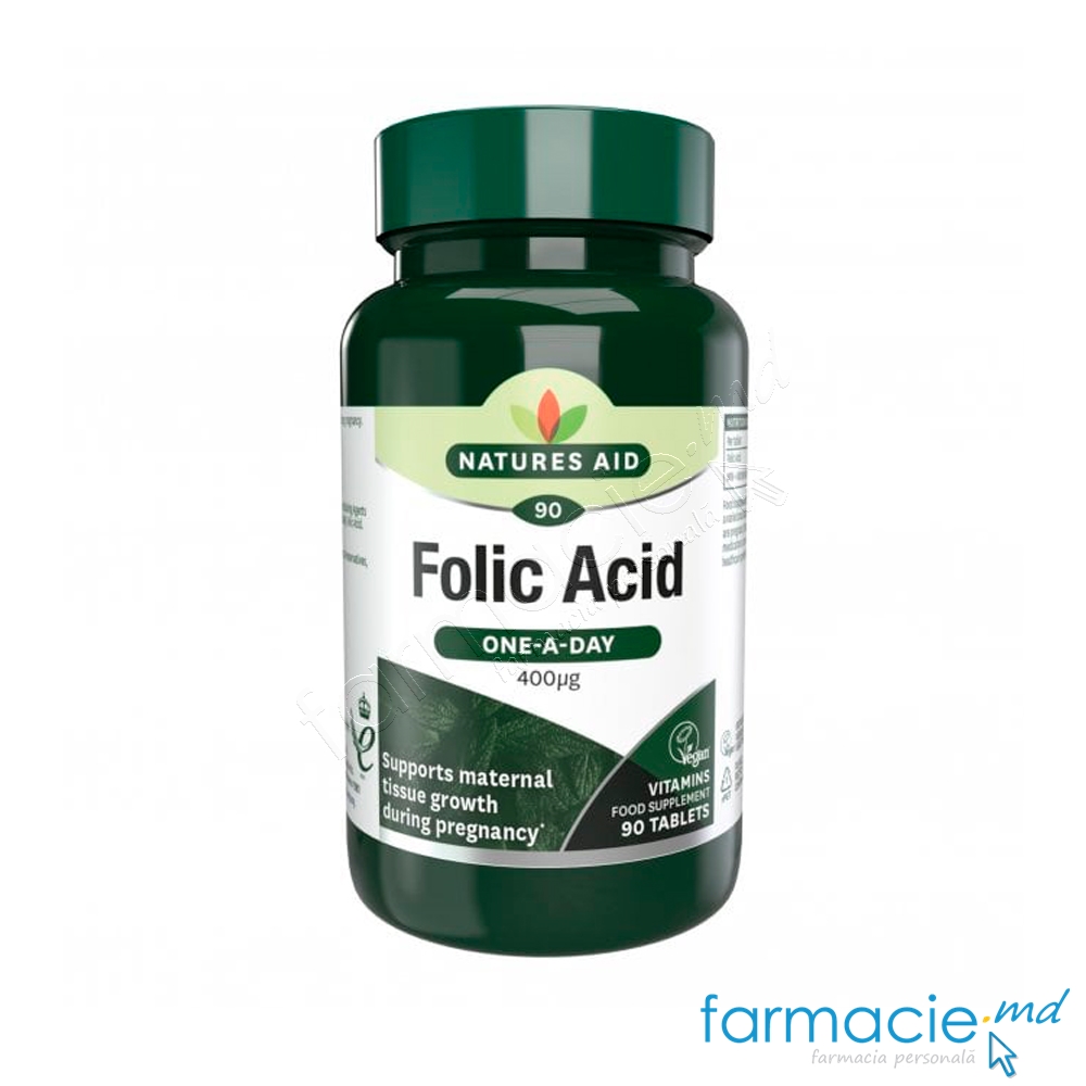 Acid Folic 400 µg comp. N90 Natures Aid