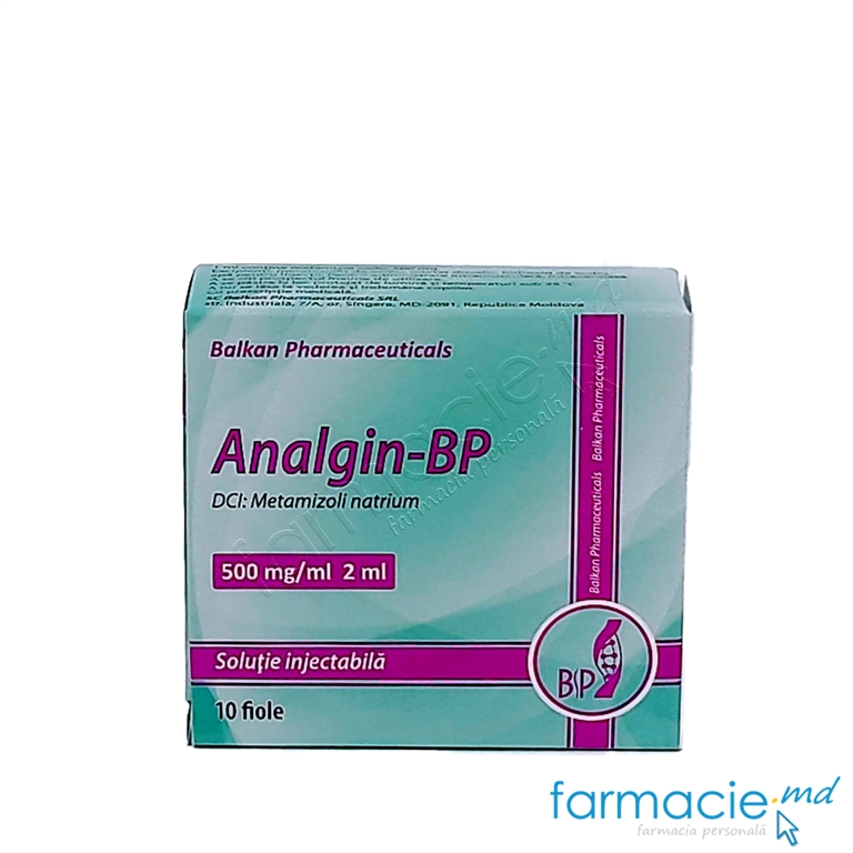 Analgin-BP sol. inj. 500 mg/ml 2 ml N10 (Balkan)