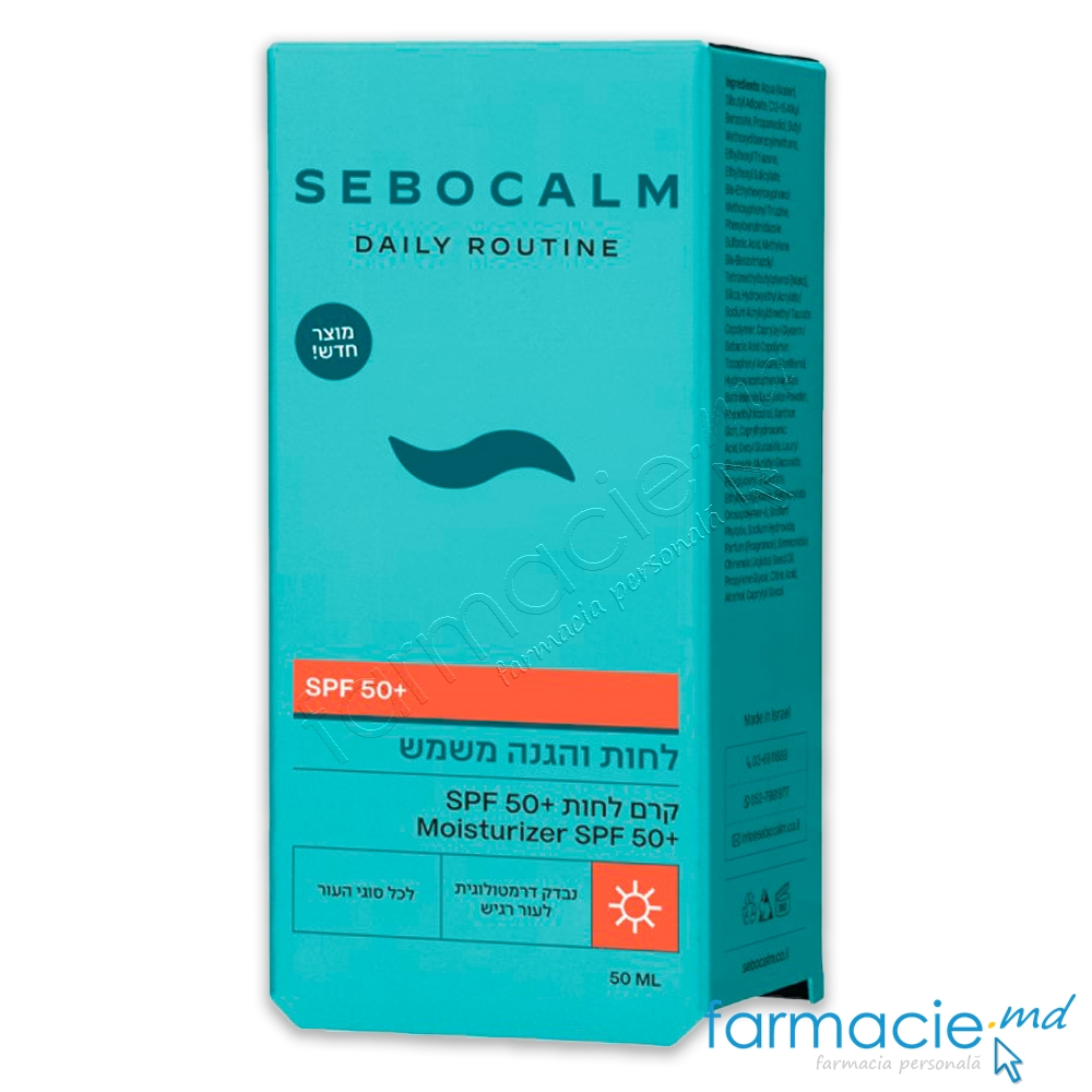SeboCalm Daily Routine Moisturizer Crema fata Hidratanta SPF50 50ml