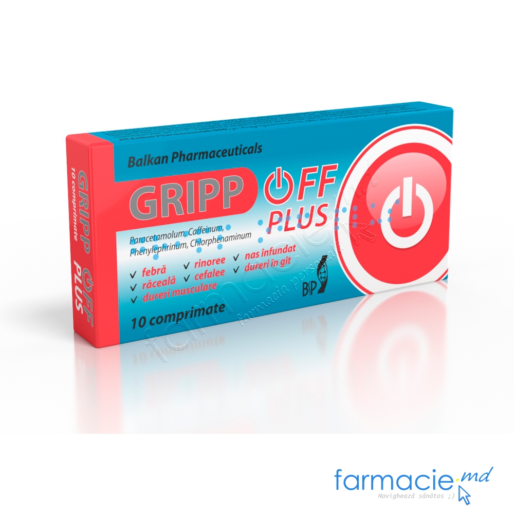 GRIPP OFF PLUS comp. 500 mg/30 mg/10 mg/2 mg N10 (Balkan)