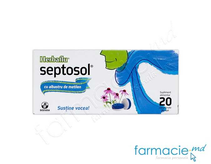 Septosol cu albastru de metilen comp.de supt. N20