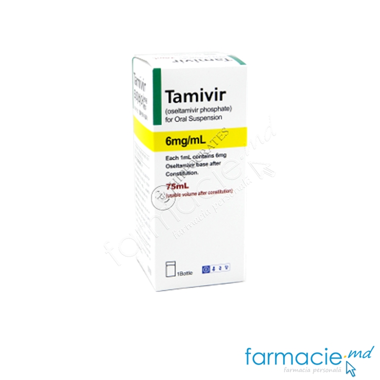 Tamivir (Oseltamivir) pulb.sol.orala 6mg/ml 75ml N1
