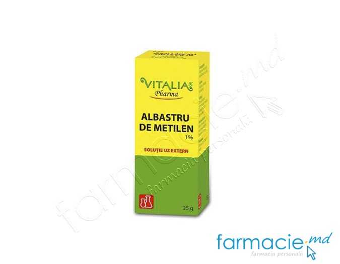 Albastru de metilen sol.apoasa 1% 25ml VitaliaPharma