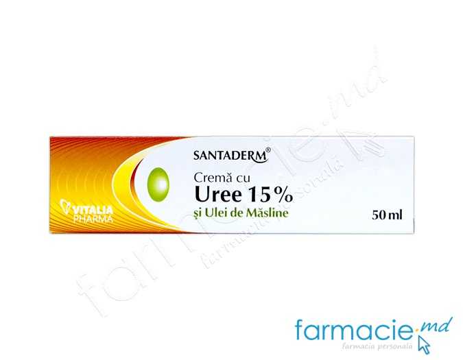 Crema cu uree 15 % si ulei de masline 50 ml Santaderm