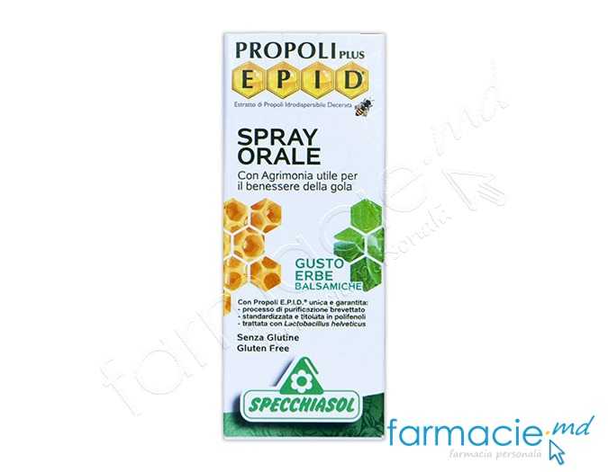 Epid spray bucofaring 15ml (extr.propolis si turita mare)