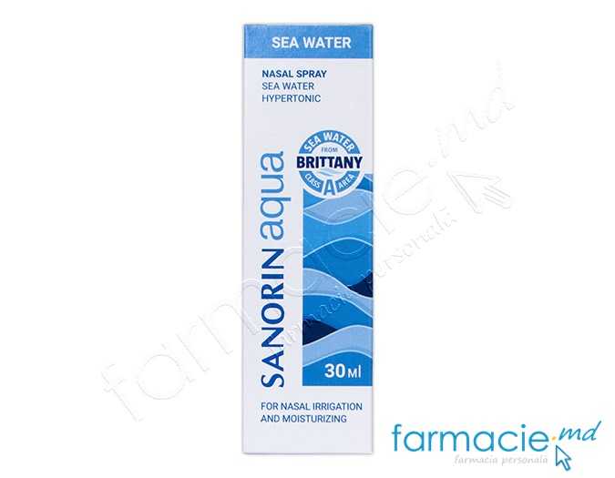 Sanorin Aqua hypertonic spray nasal 30ml