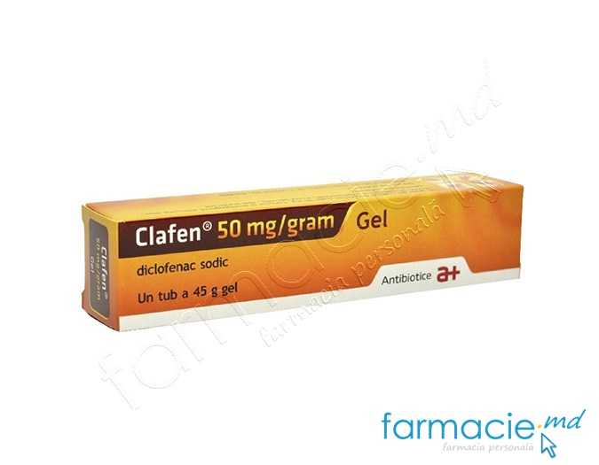 Clafen® gel 50 mg/g 45 g N1 (Antibiotice)