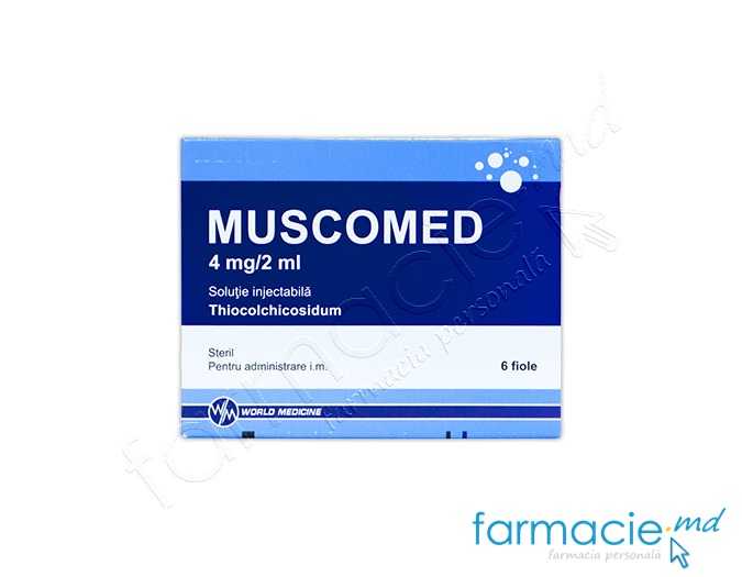 Muscomed sol. inj. 4mg/2ml 2ml N6