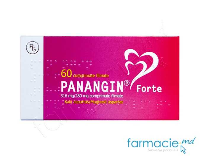 Panangin® Forte comp. film. 316 mg/280 mg N15x4 (Gedeon)
