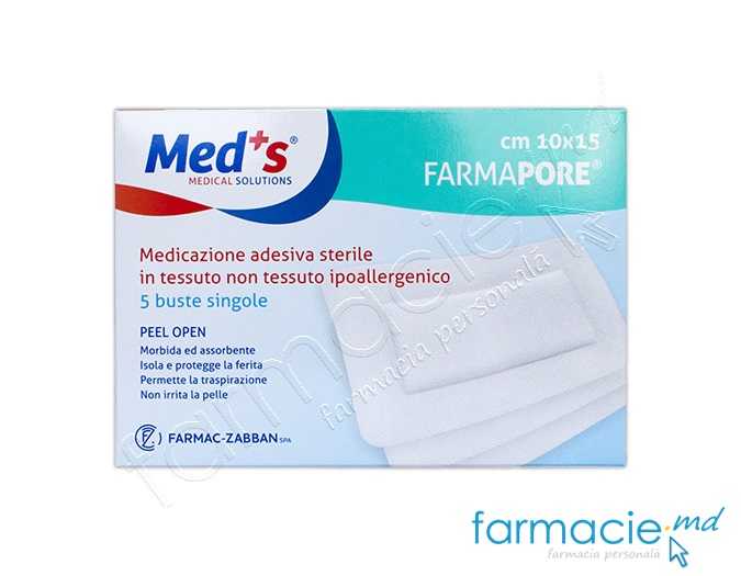 Pansament-emplastru steril hipoalergic 10cmx15cm N5 (FZ)(1206321015M ...