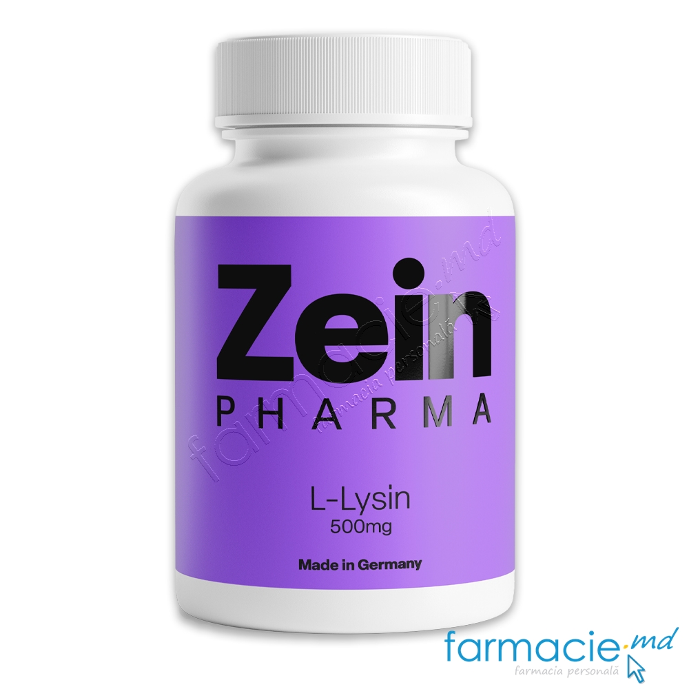 L-Lysin 500mg (herpes,imunitate,oase,muschi) caps. N90 ZeinPharma