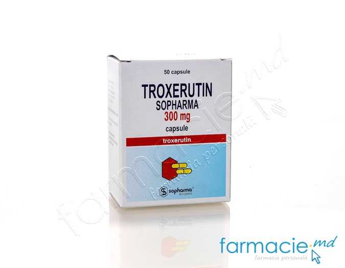 Troxerutin caps. 300mg N50 (Bulg.)