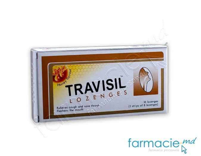 Travisil pastile cu aroma de miere N16