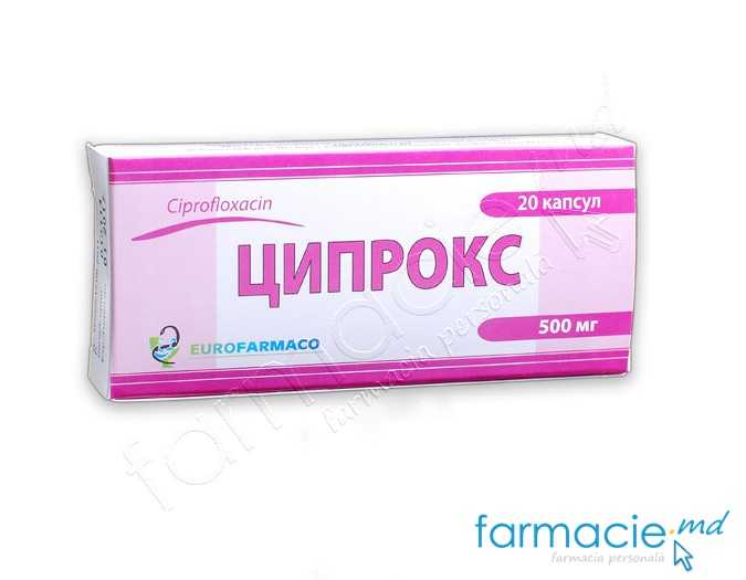 Ciprox caps.500mg N20 (Eurofarmaco)