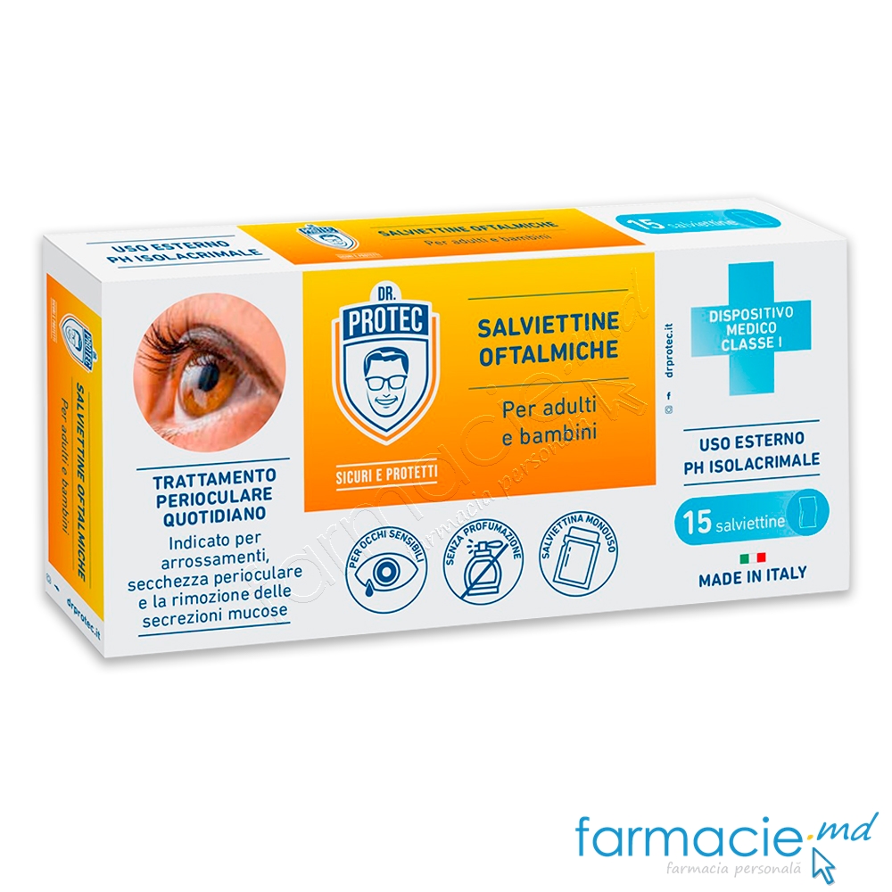 Servetele oftalmice DR. PROTEC N15