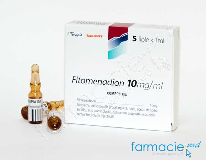 Fitomenadion 10 mg/ml sol. inj. 10 mg/ml 1 ml N5