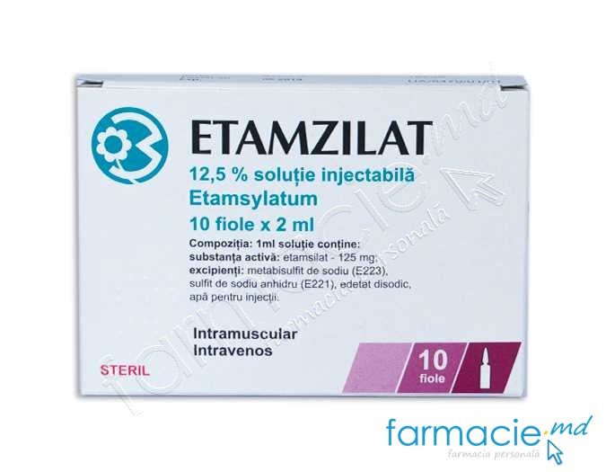 Etamsilat sol. inj. 12,5% 2 ml N10