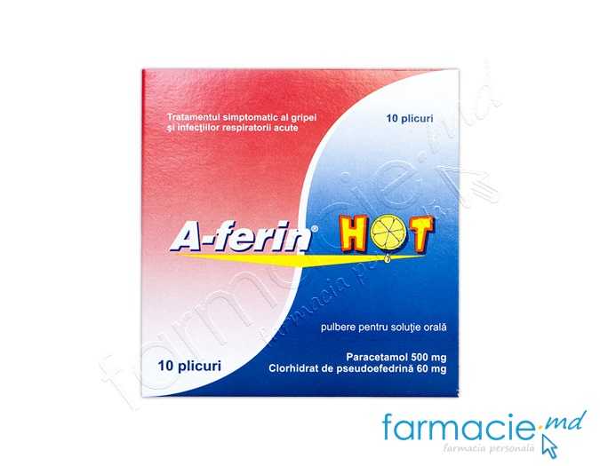 A-ferin Hot pach. N10~ pulb/sol.orala 500+60mg