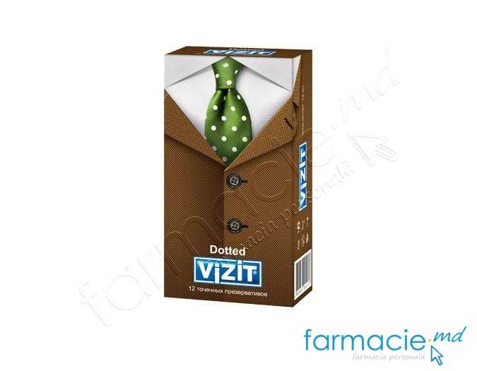 Prezervative Vizit N12 Dotted (perlate)