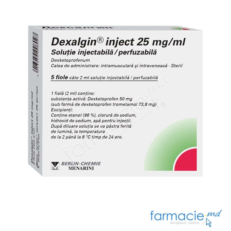 Dexalgin® sol. inj/perf 25mg/ml 2ml N5