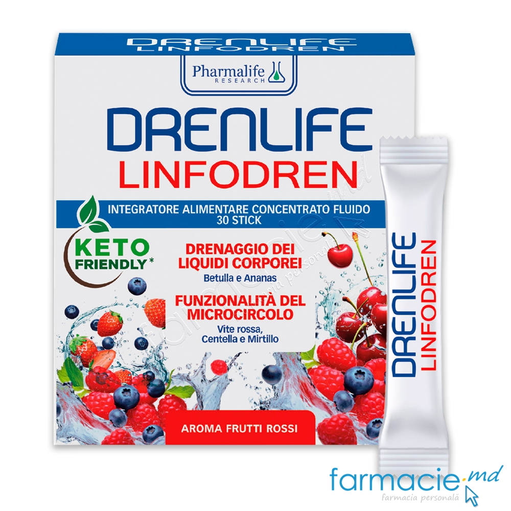 Drenlife Linfodren stick N30 (drenaj limfatic) Pharmalife