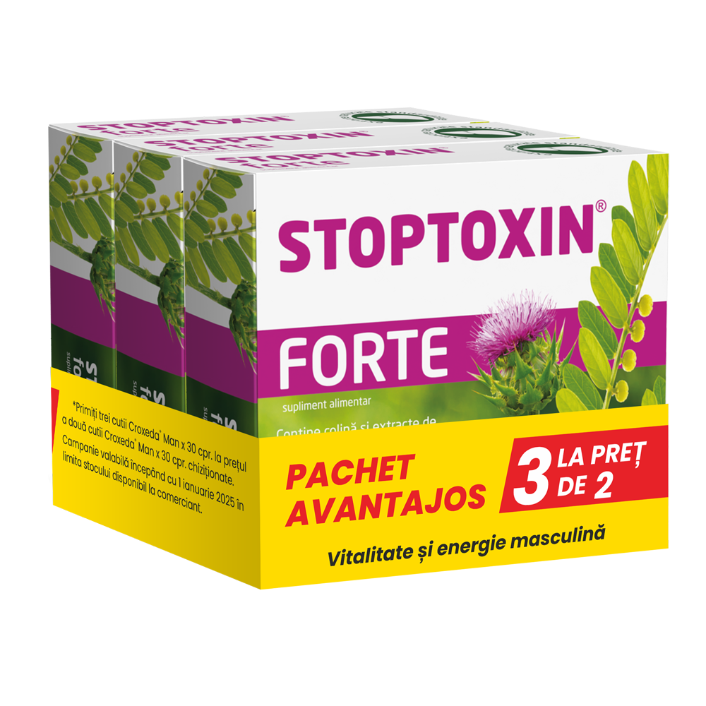Stoptoxin Forte caps. N30 2+1 Gratis Fiterman