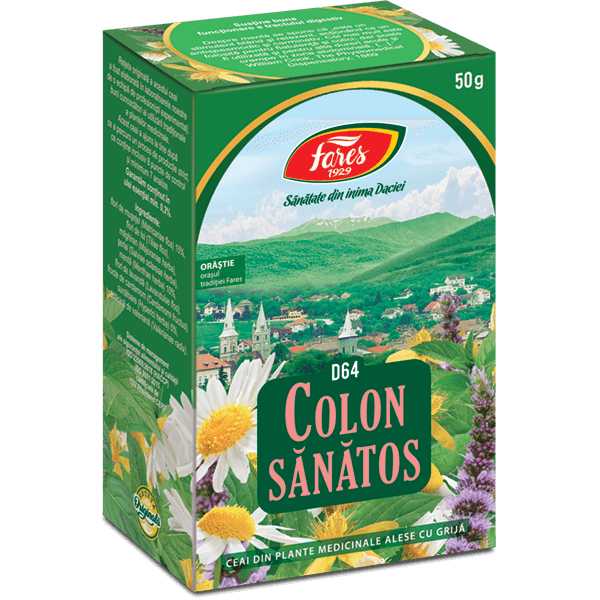 Ceai Fares Colon sanatos (colon iritabil,colici) 50g