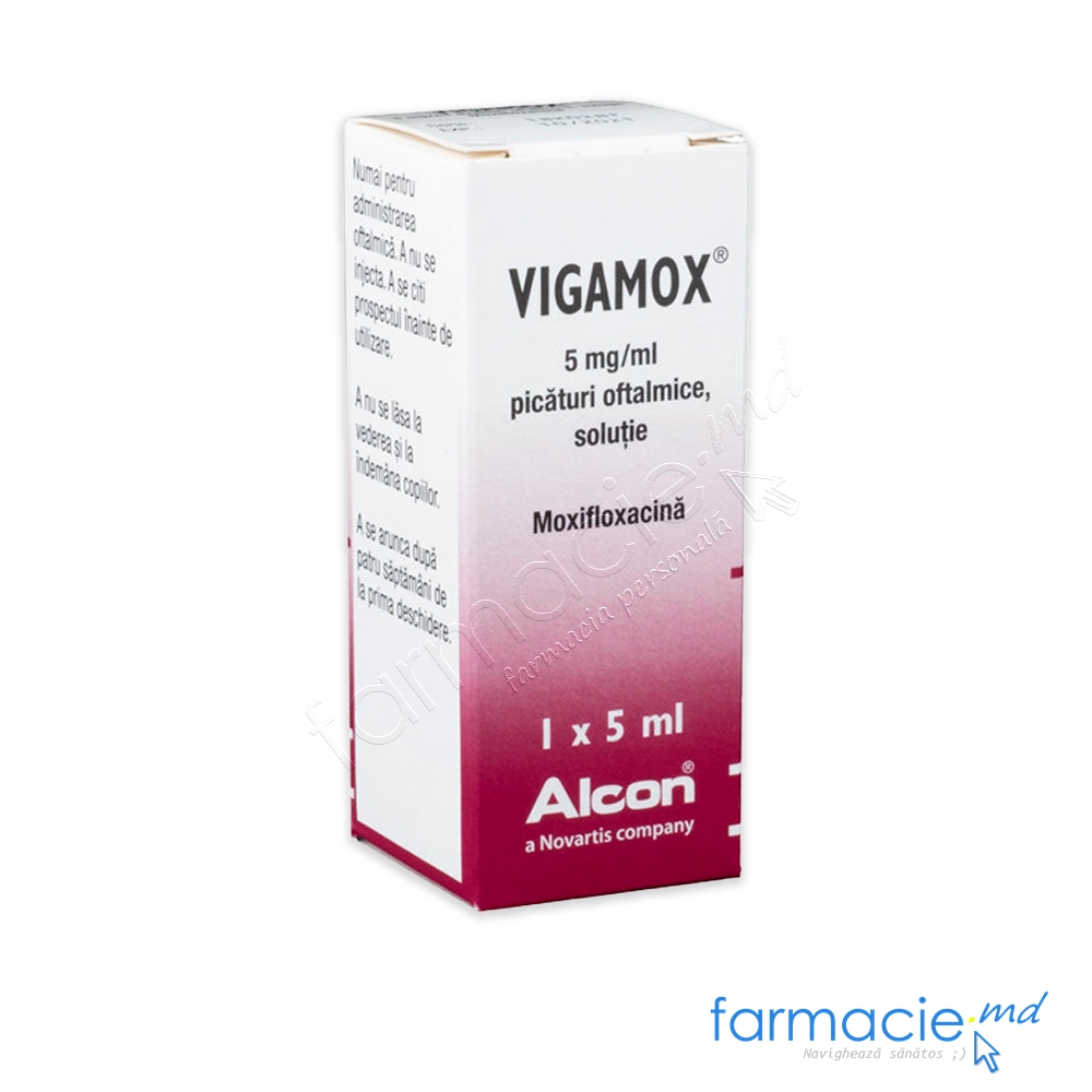 Vigamox® pic. oft., sol. 5 mg/ml 5 ml N1