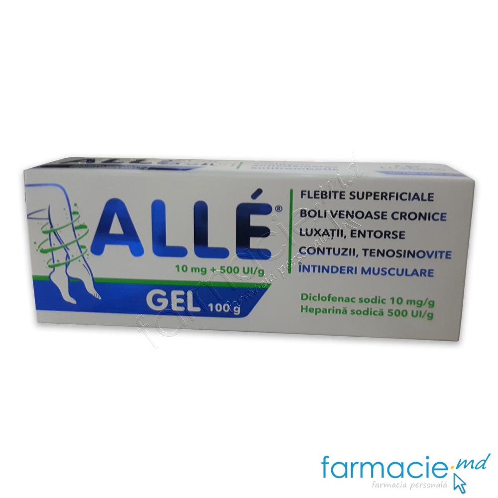 Alle gel 10 mg + 500 UI/g 100 g (Fiterman)