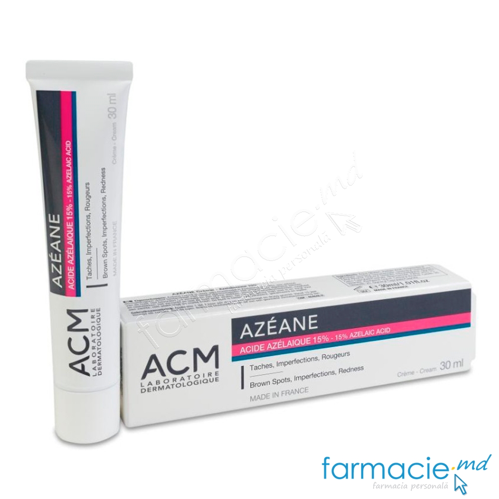 Azeane Crema cu acid azelaic 15% 30ml (pigmentare,roseata) ACM