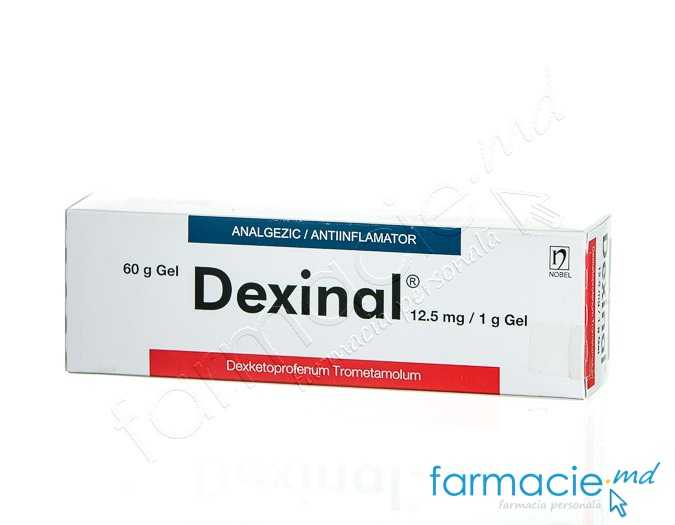 Dexinal gel 12,5mg/1g 60g