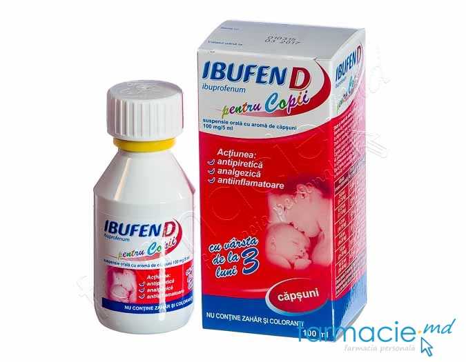 Ibufen D susp. orala 100 mg/5 ml 100 ml N1
