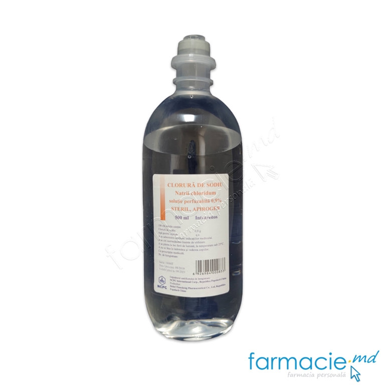 Natriu clorid sol. perf. 0,9% 500ml (flacon PP)