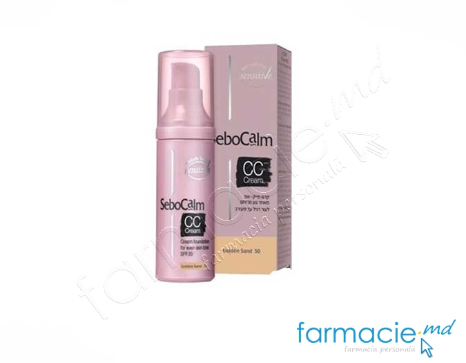 SeboCalm CC Crema-fond ten Golden Sand SPF30 30ml