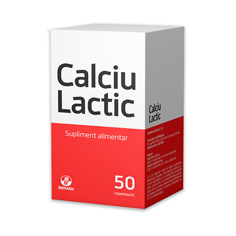 Calciu Lactic comp. 500 mg N50