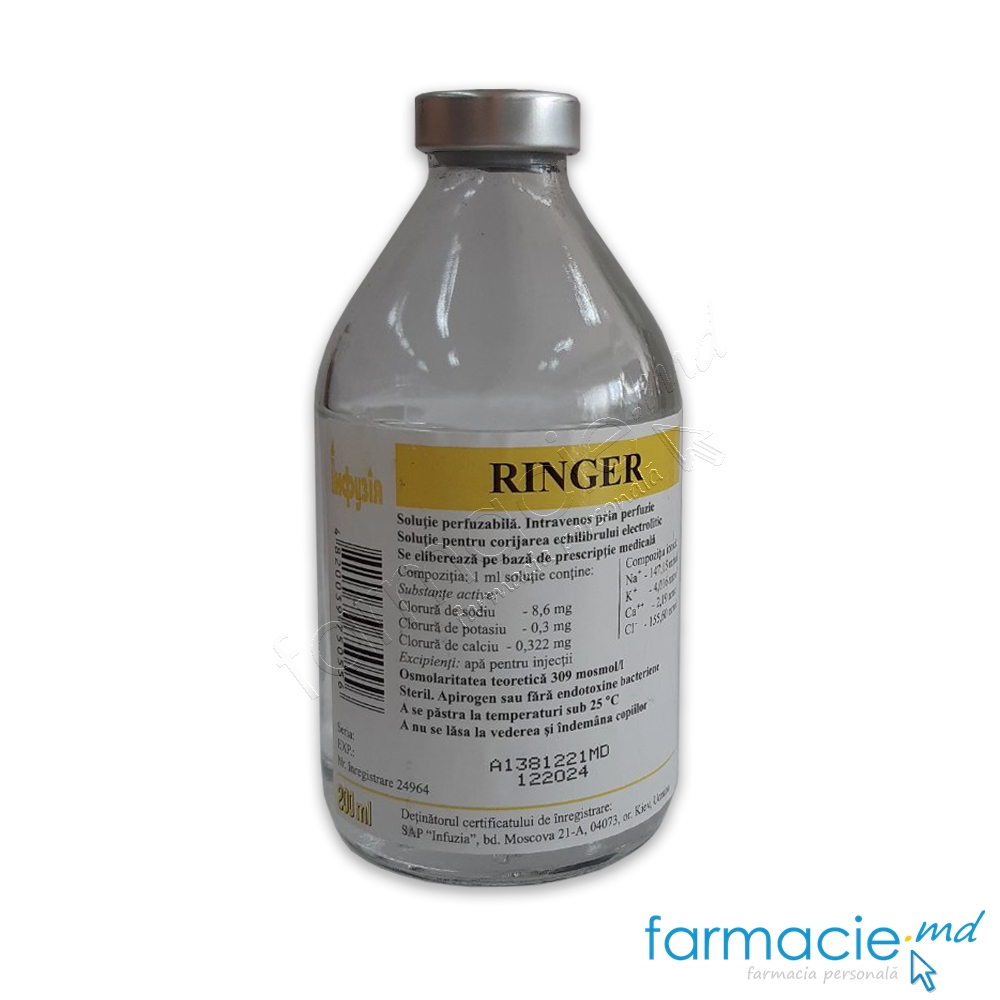 Ringer sol. perf. 200ml Infuzia