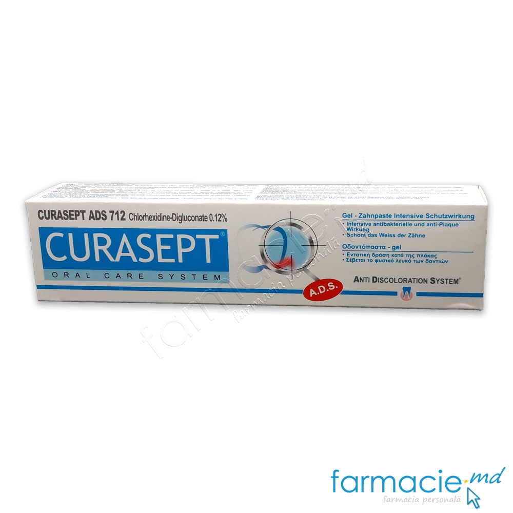 Curasept Pasta dinti ADS 712 clorhexidina 0.12% 75ml
