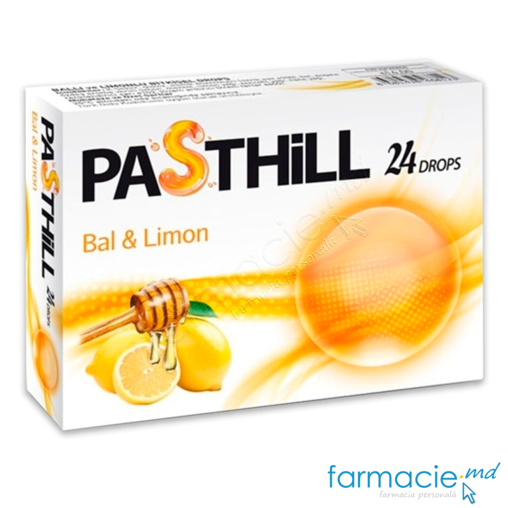 PASTHILL Miere si Lamaie pastile dureri git N24 Ledapharma