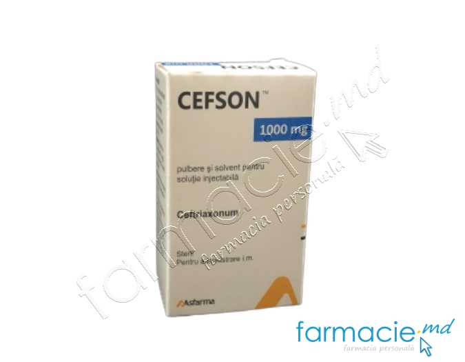 Cefson™ pulb.+solv./sol. inj. 1000 mg N1 + 3,5 ml N1